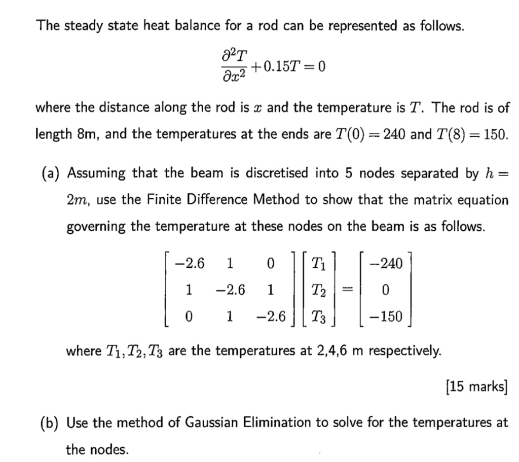 SOLVED: i want a different answer please do the finite difference ...