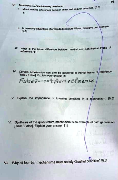 Q1 Give answers of the following questions: I. Mention three differences between linear and ...