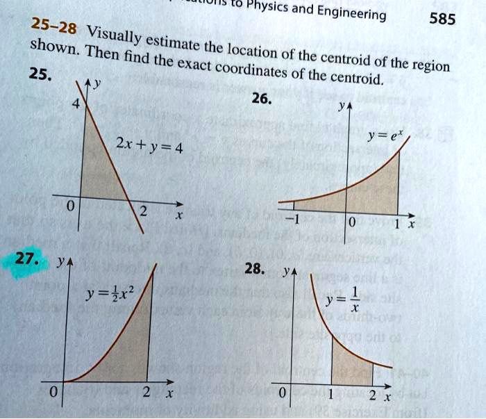 SOLVED: Io 'Physics and Engineering 585 25-28 Visually shown. Then ...