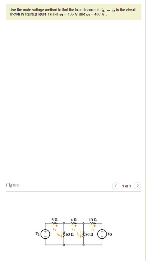 SOLVED: a) Find Ia through Ie. b) Find the total power developed in the circuit. Use the node ...
