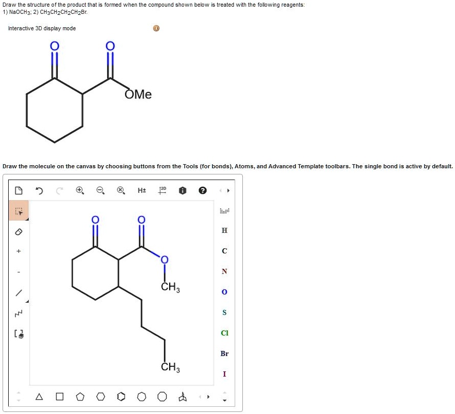 SOLVED: Draw the structure of the product that forms when the compound ...