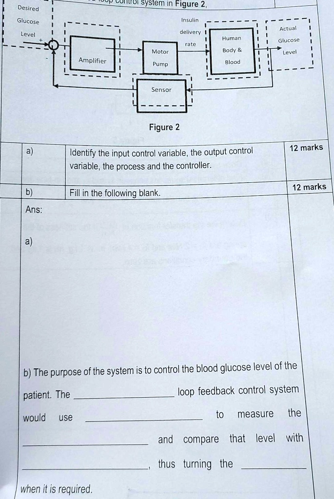 Desired Glucose Level system in Figure 2, Insulin Actual delivery Human ...