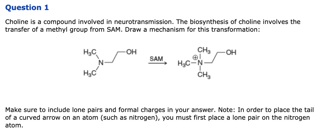 question choline is a compound involved in neurotransmission the ...