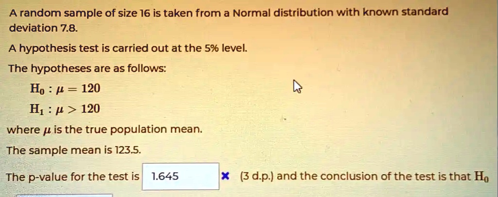 A random sample of size 16 is taken from a Normal...