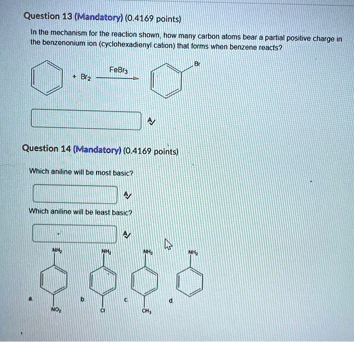 SOLVED: Question 13 (Mandatory) (0.4169 points): In the mechanism for ...