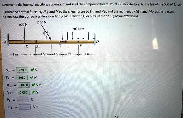 i dont know how to calculate vf and mf thank you determine the internal ...
