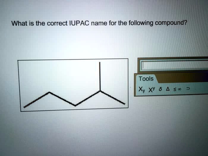 SOLVED: ' What is the correct IUPAC name for the following compound? What is the correct IUPAC ...