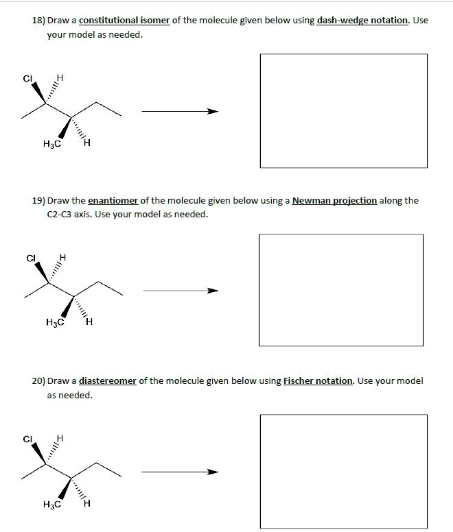SOLVED:18) Draw constitutionalisomer of the molecule given below using ... SOLVED:18) Draw constitutionalisomer of the molecule given below using ...