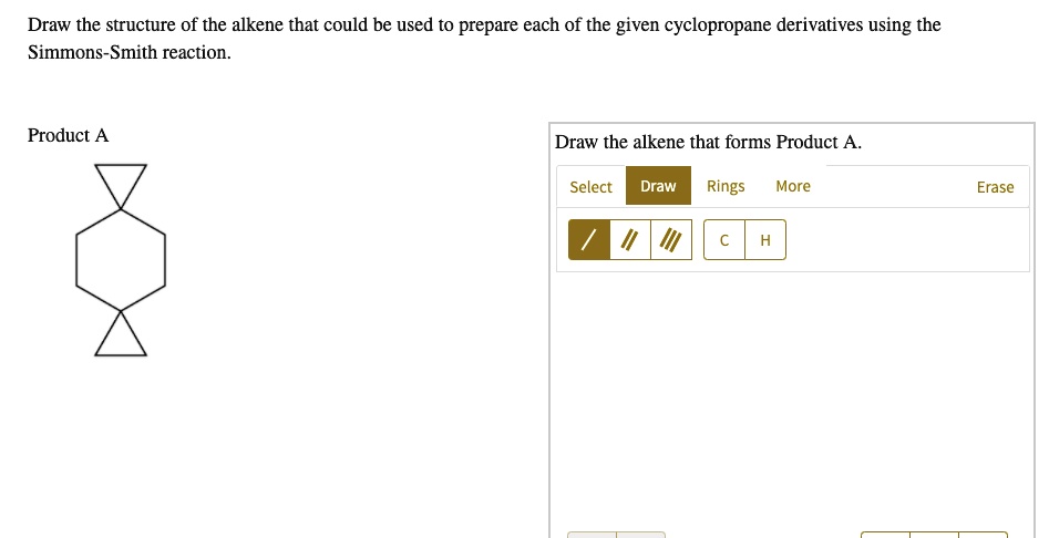 SOLVED: Draw the structure of the alkene that could be used to prepare ...