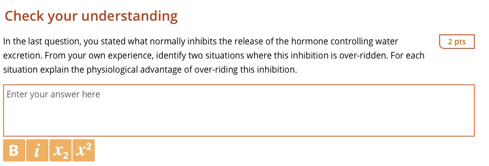 SOLVED: Check your understanding In the last question, you stated what normally inhibits the ...