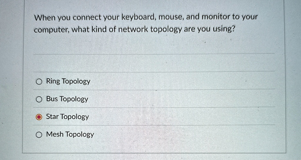 when you connect your keyboard mouse and monitor to your computer what ...