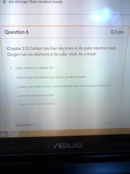 (Chapter 2.2) Carbon has four electrons in its outer electron shell ...