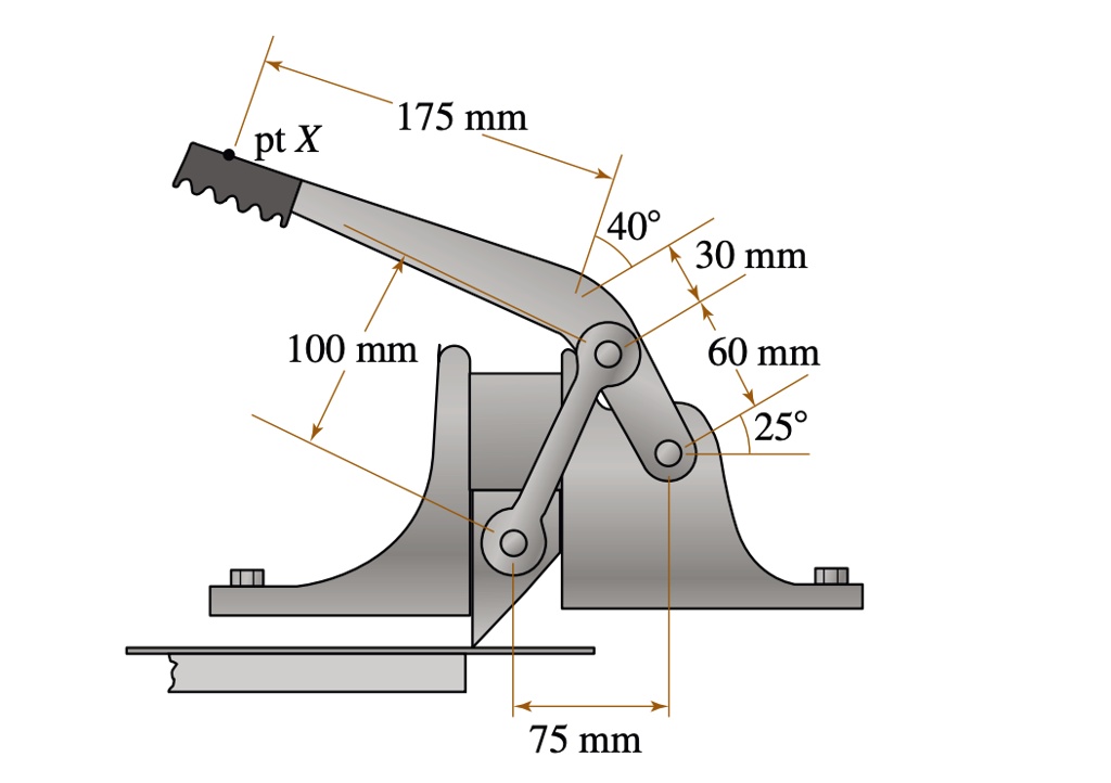 for the hand operated shear in the configuration shown in figure p631 ...