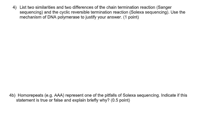 SOLVED:List two similarities and two differences of the chain ...