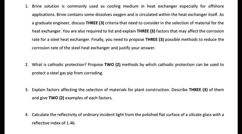 SOLVED: Introduction to Material Science Please examine the text provided thoroughly to identify ...