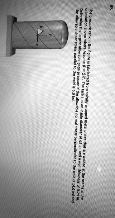 SOLVED: Determine the largest allowable gage pressure if the allowable ...