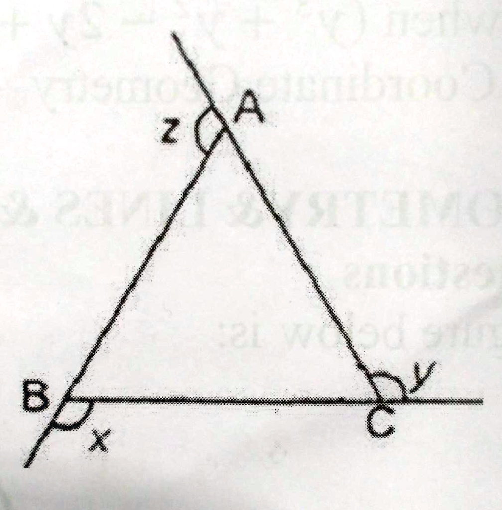 A z B x y C