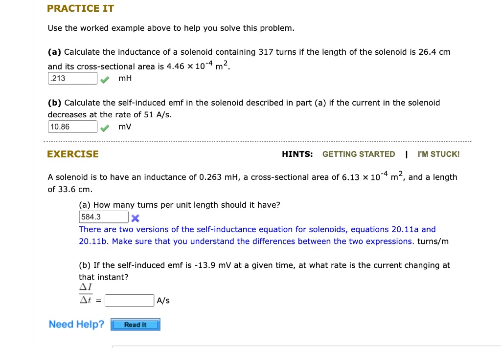SOLVED: PRACTICE IT Use the worked example above to help you solve this ...