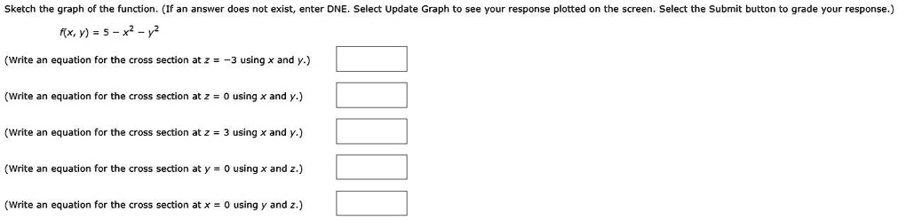 SOLVED: Sketch the graph of the function. (If an answer does not exist, enter DNE. Select Update ...
