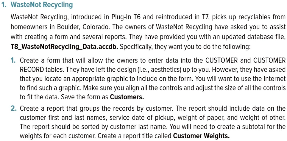 VIDEO solution: Need help creating a form using the report wizard. 1 ...