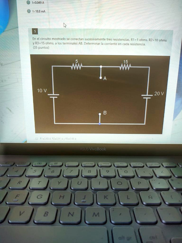SOLVED: In the circuit shown, three resistors, R1 = 1 ohm, R2 = 10 ohms ...