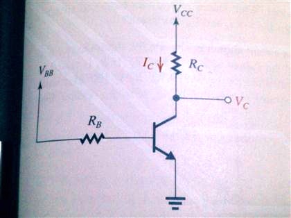 Vcc Rc Ic Vc VBB RB
