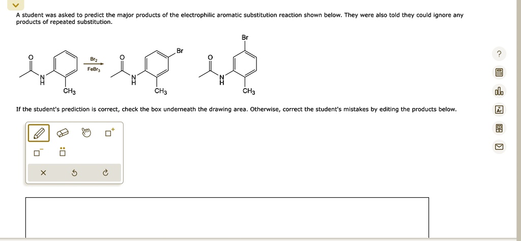 SOLVED: A student was asked to predict the major products of the ...