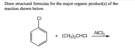 SOLVED: Draw structural formulas for the major organic product(s) of ...