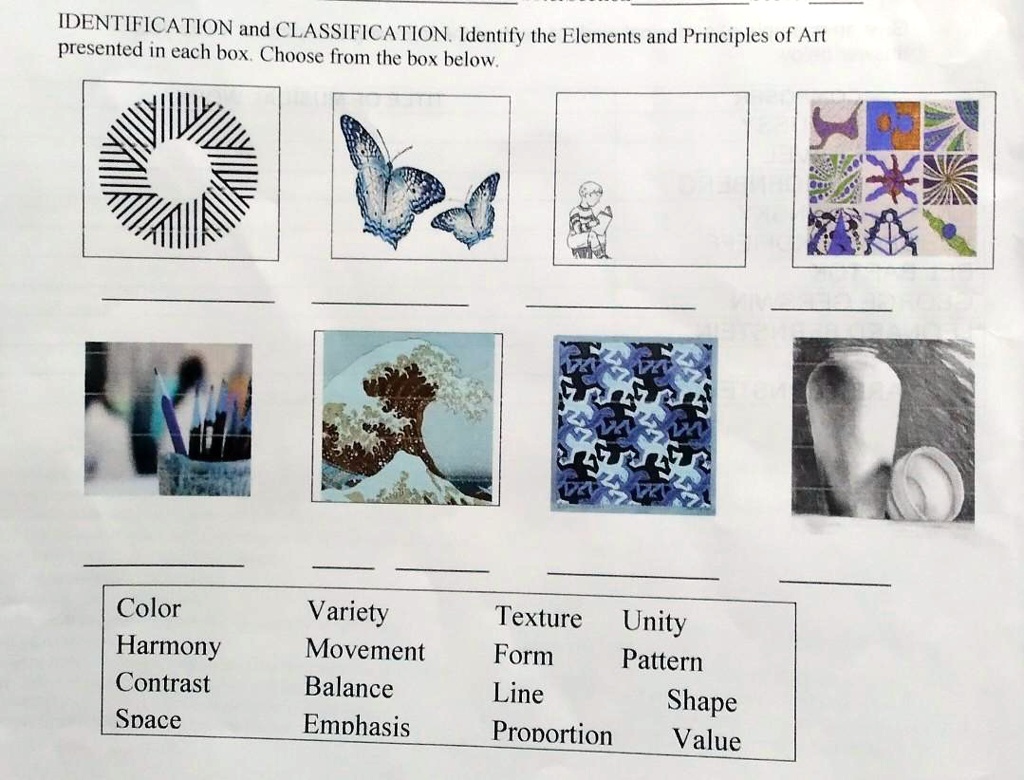 SOLVED: IDENTIFICATION and CLASSIFICATION. Identify the Elements and ...