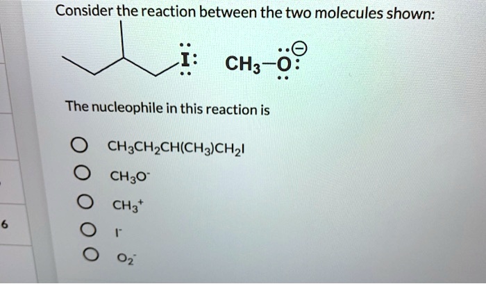 SOLVED: Consider the reaction between the two molecules shown: CH3CH2OH ...