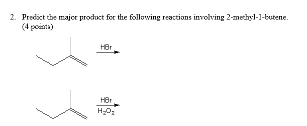 SOLVED:Predict the major product for the following reactions involving ...
