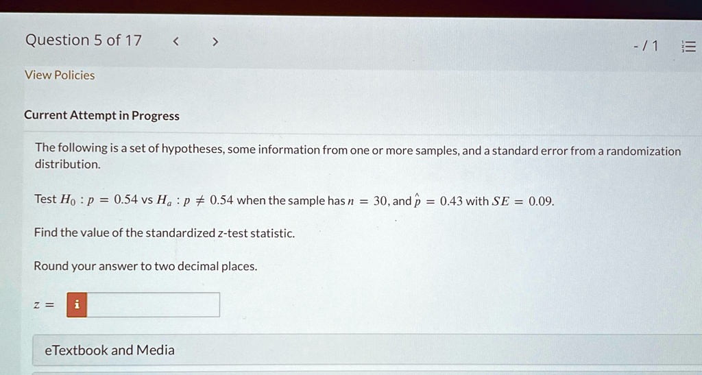 Solved The Following Is A Set Of Hypotheses Some Information From One