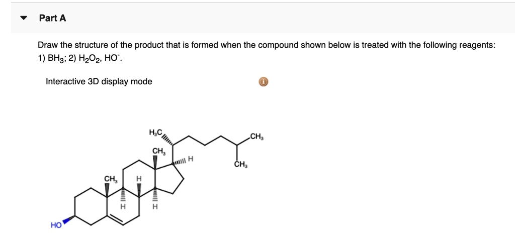 SOLVED: Part A Draw the structure of the product that is formed when ...