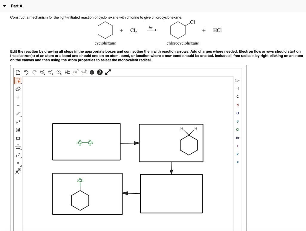 part a construct mechanism tor tne light initiated reaction of ...