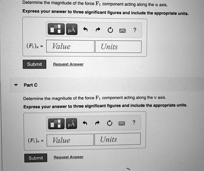 [GET ANSWER] determine the magnitude of the force f1 component acting ...