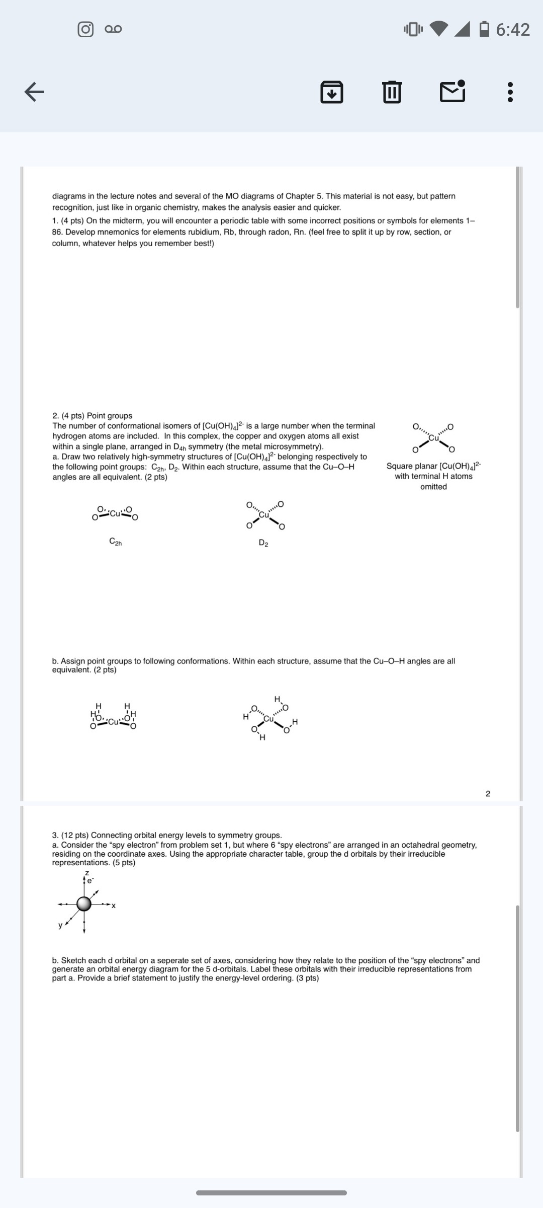 SOLVED: (0) ?? ?|? 6: 42 diagrams in the lecture notes and several of ...
