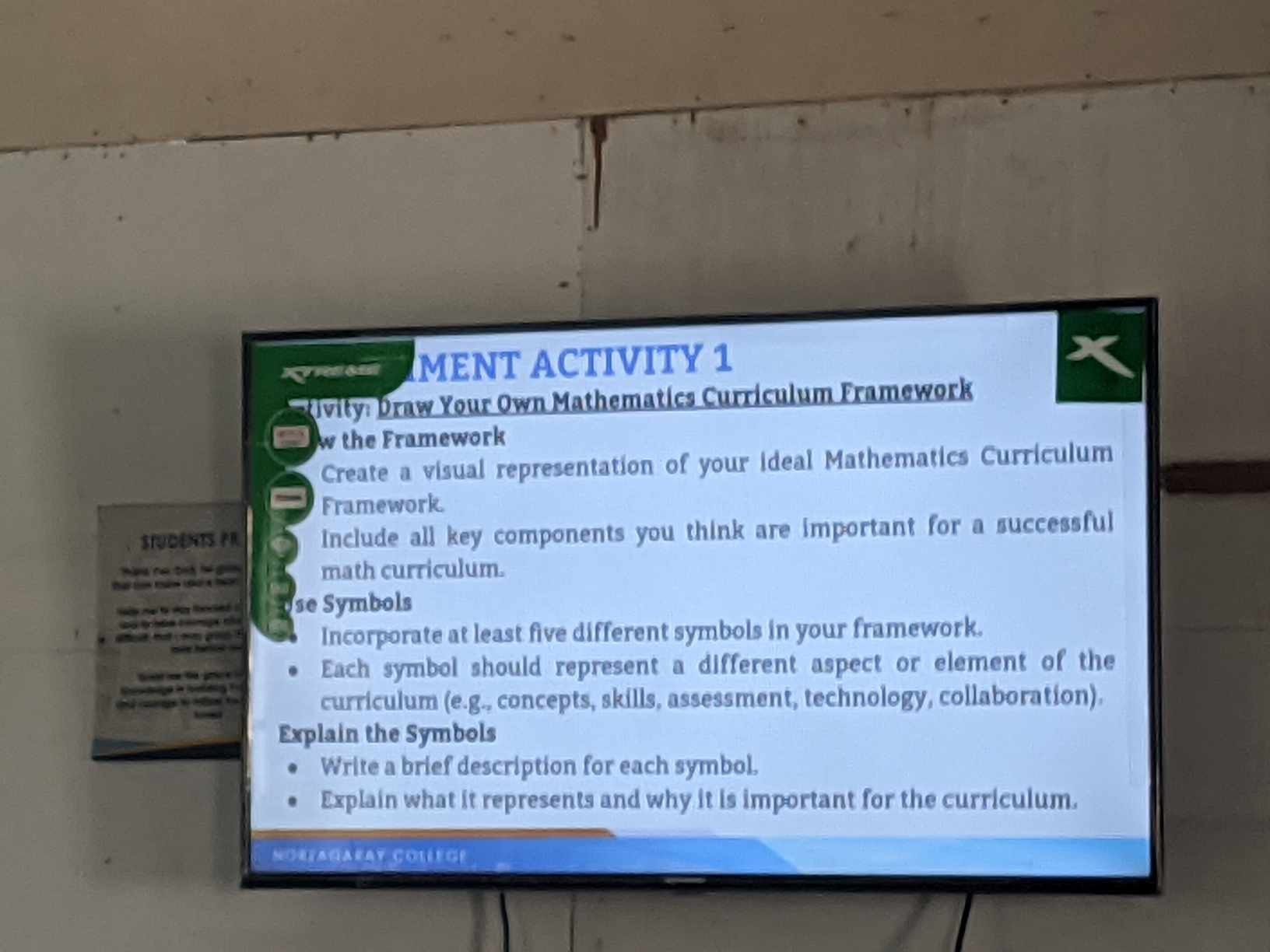 Create a visual representation of your ideal Mathematics Curriculum ...