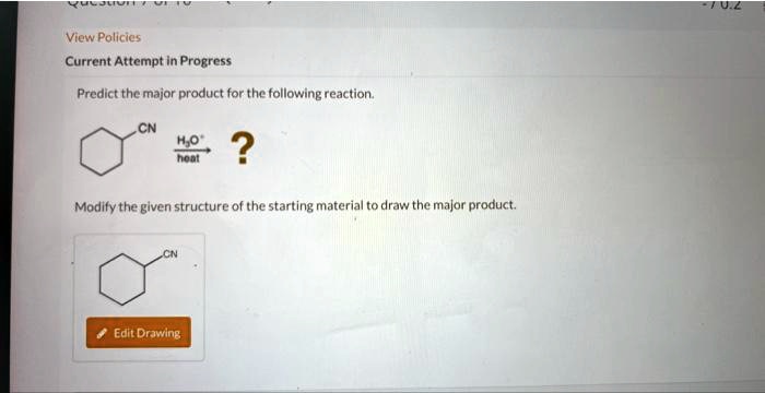SOLVED: Text: Help, please! 10.2 View Policies Current Attempt in Progress Predict the major ...