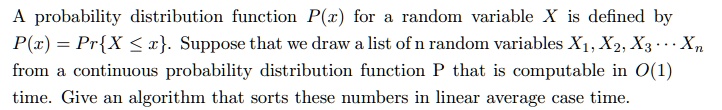 SOLVED: A probability distribution function P(x) for random variable X ...