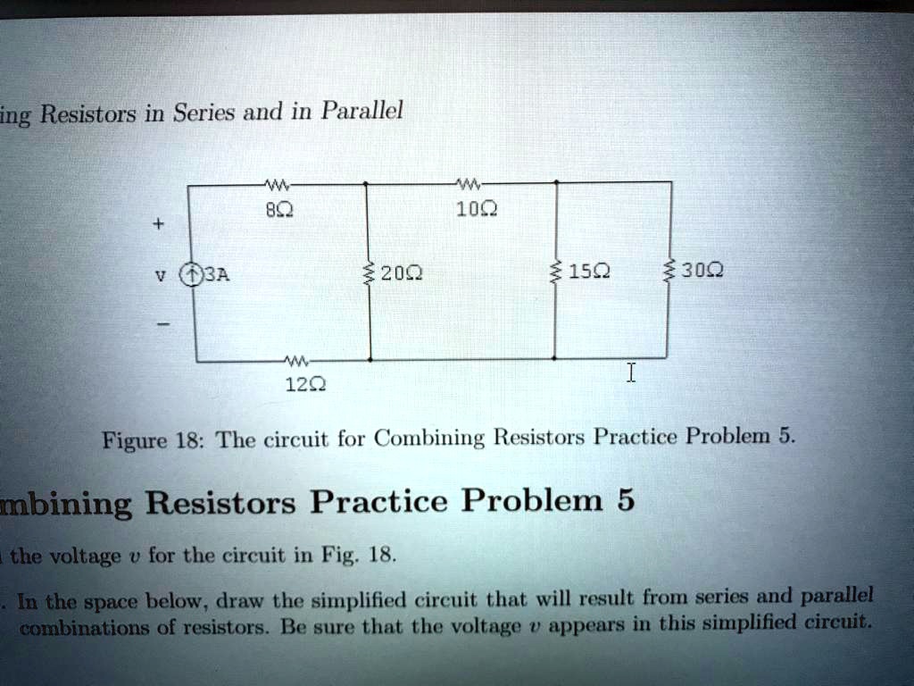 ing Resistors in Series and in Parallel W 8? +V 3A W 12? 20? W 10? 15 ...
