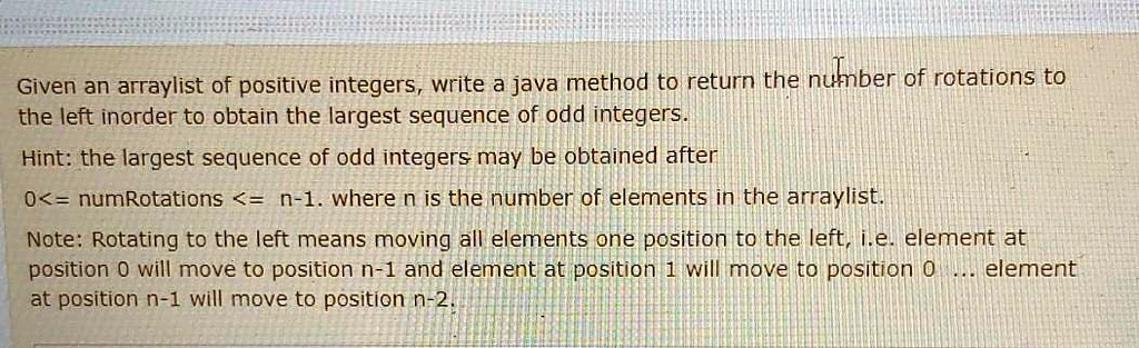 Solved Data Structure Given An Arraylist Of Positive Integers Write A Java Method To Return 4430
