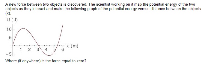 SOLVED: A new force between two objects is discovered. The scientist working on map the ...