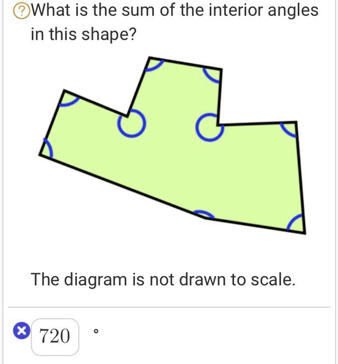 SOLVED: 'Wait so the sum of interior angles What is the sum of the ...