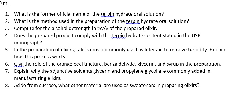 ml what is the former official name of the terpin hydrate oral solution ...