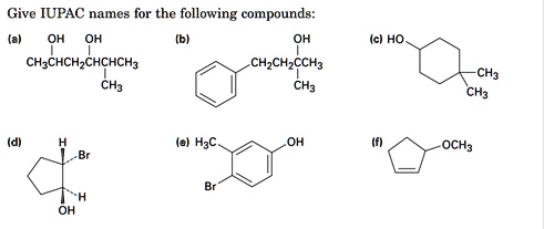 SOLVED: Give IUPAC names for the following compounds: 1. CH3CH(CH2)3CH3 2. CH3CH2C(CH3)3 3. CH2 ...
