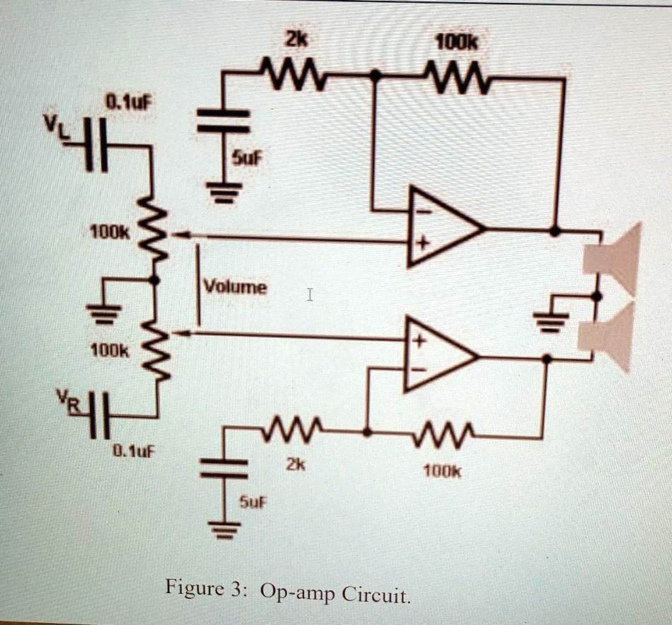 Investigate the Op-amp circuit shown in Figure 3 as follows: Assume the ...