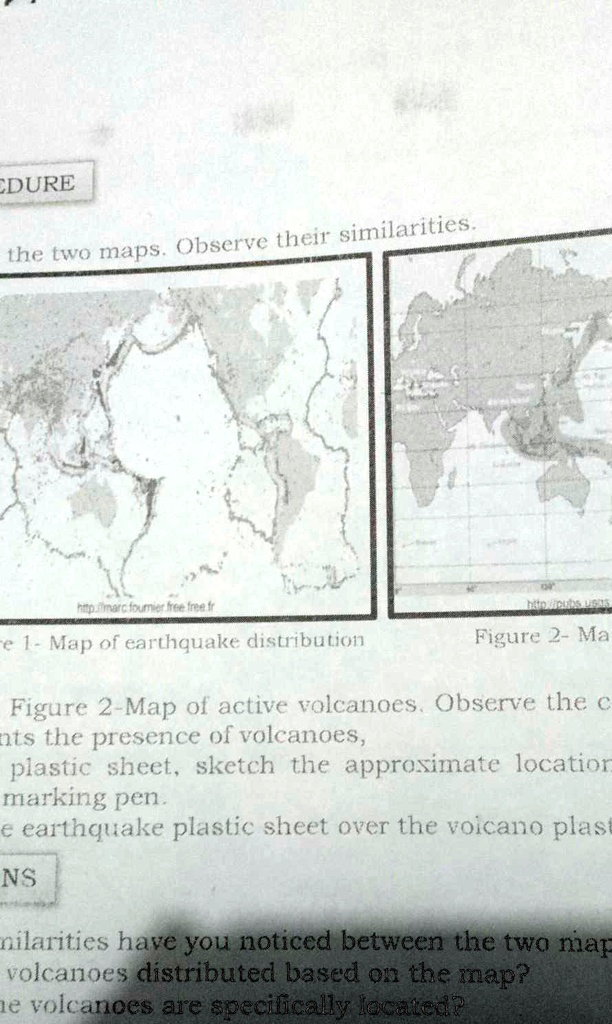 SOLVED: Figure 1. Map of earthquake distribution Figure 2. Map of ...