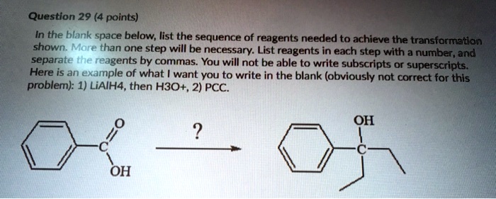question 29 4 points in the blank space below list the sequence of ...