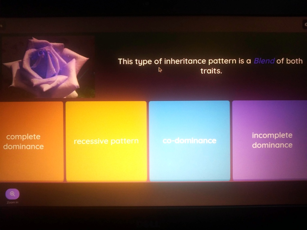SOLVED: 'Help plz HURRY AHHHHHHPP!!!! This for my grades This type of inheritance pattern is ...