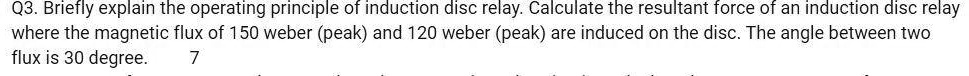 SOLVED: Q3. Briefly explain the operating principle of an induction DSC ...